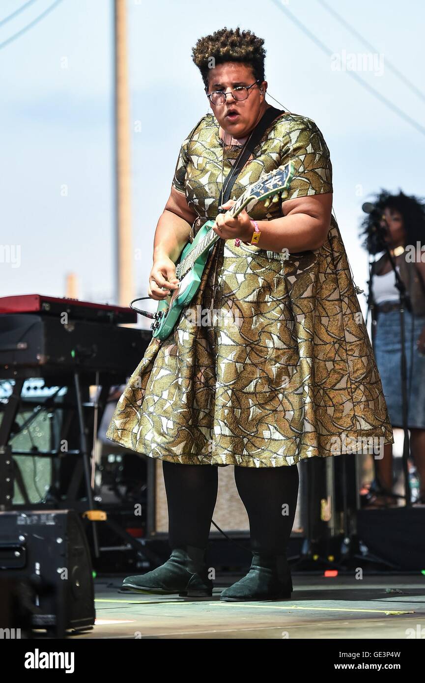 New York, NY, USA. 22nd July, 2016. Brittany Howard, Alabama Shakes on ...