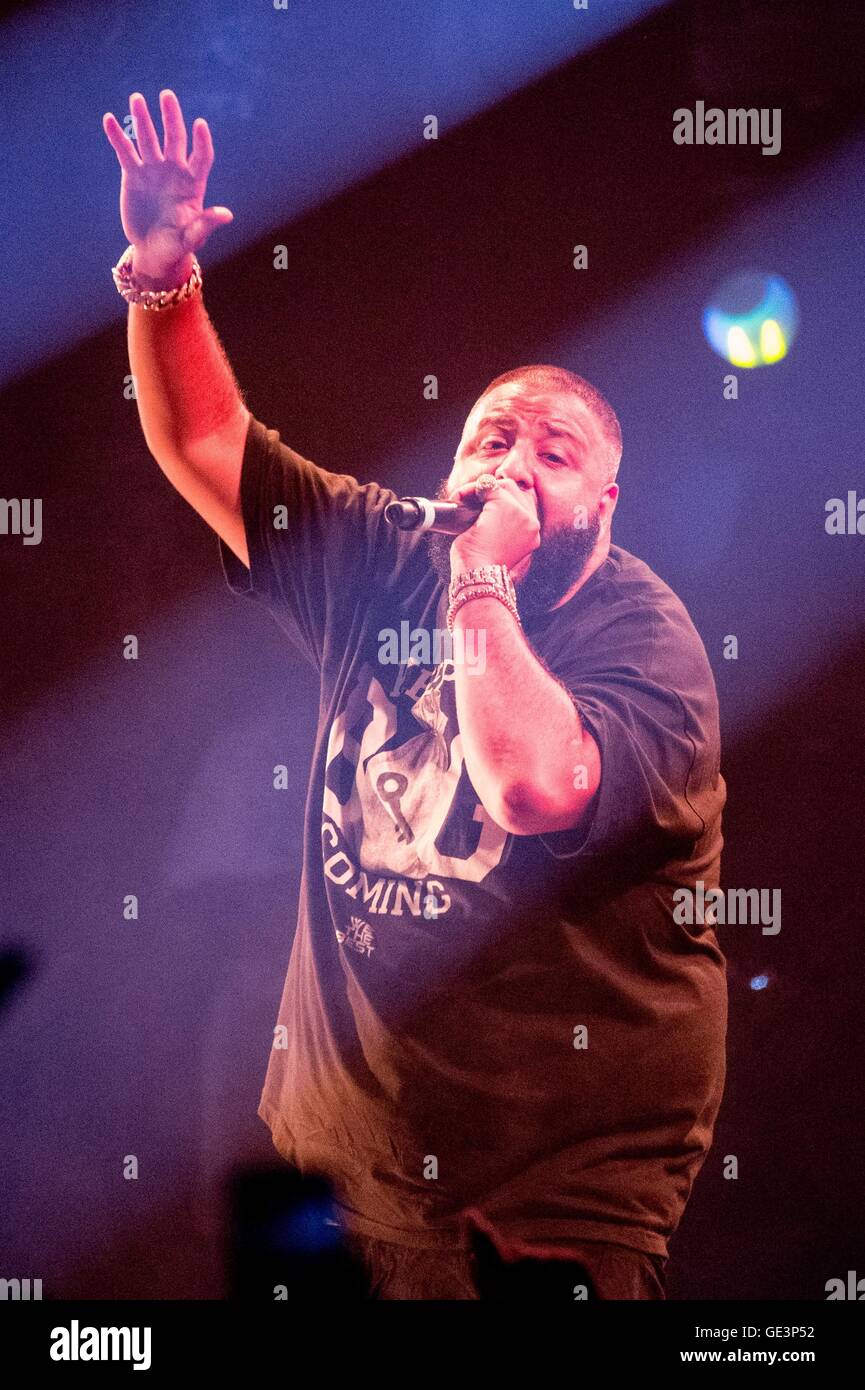 New York, NY, USA. 22nd July, 2016. DJ Khaled on stage for Panorama ...