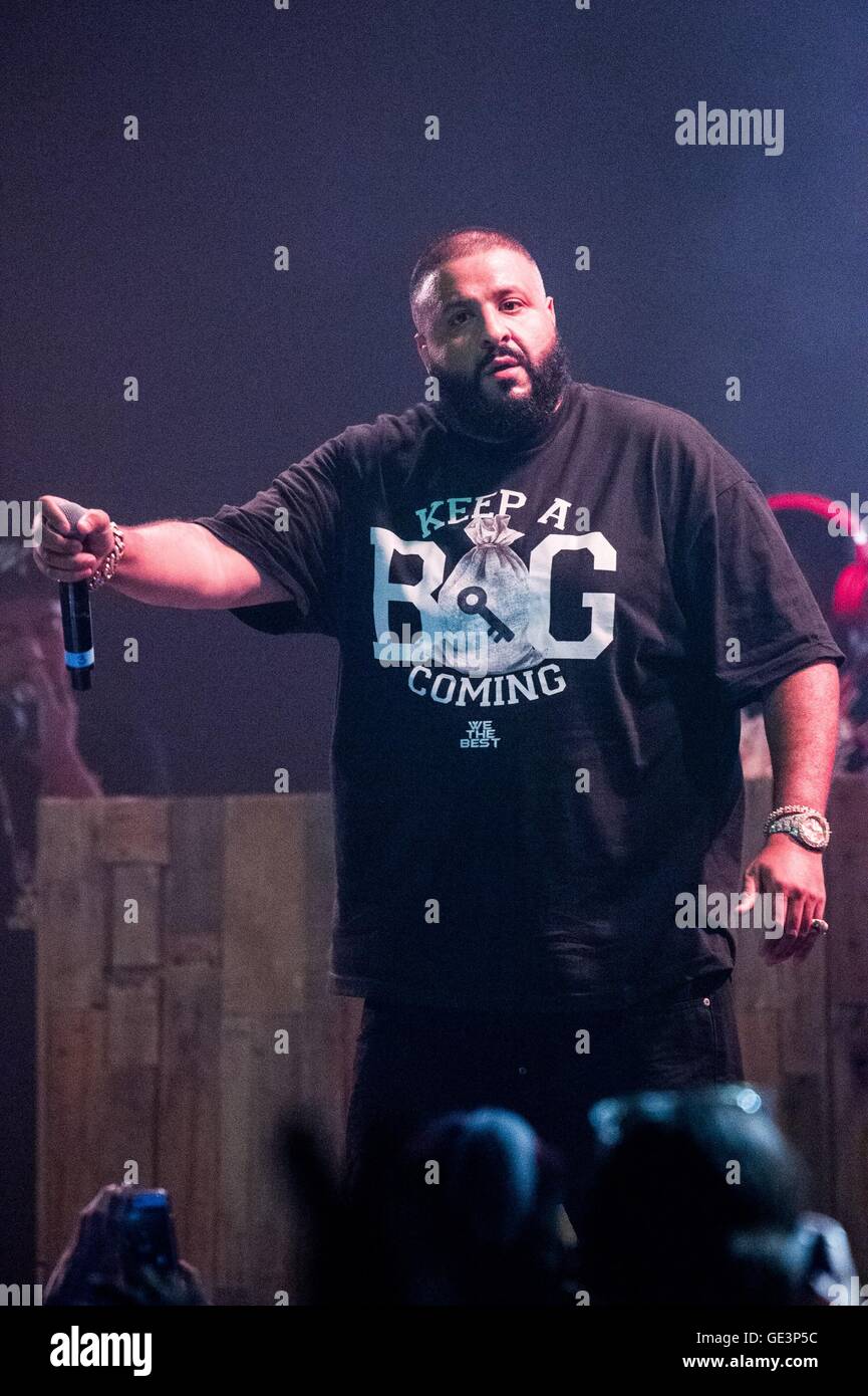 New York, NY, USA. 22nd July, 2016. DJ Khaled on stage for Panorama ...