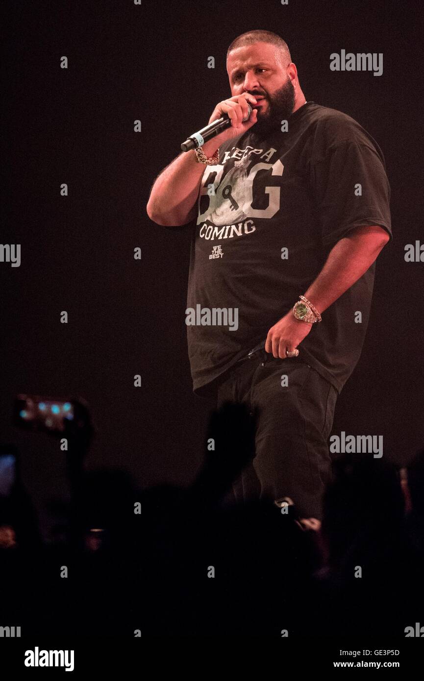 New York, NY, USA. 22nd July, 2016. DJ Khaled on stage for Panorama ...