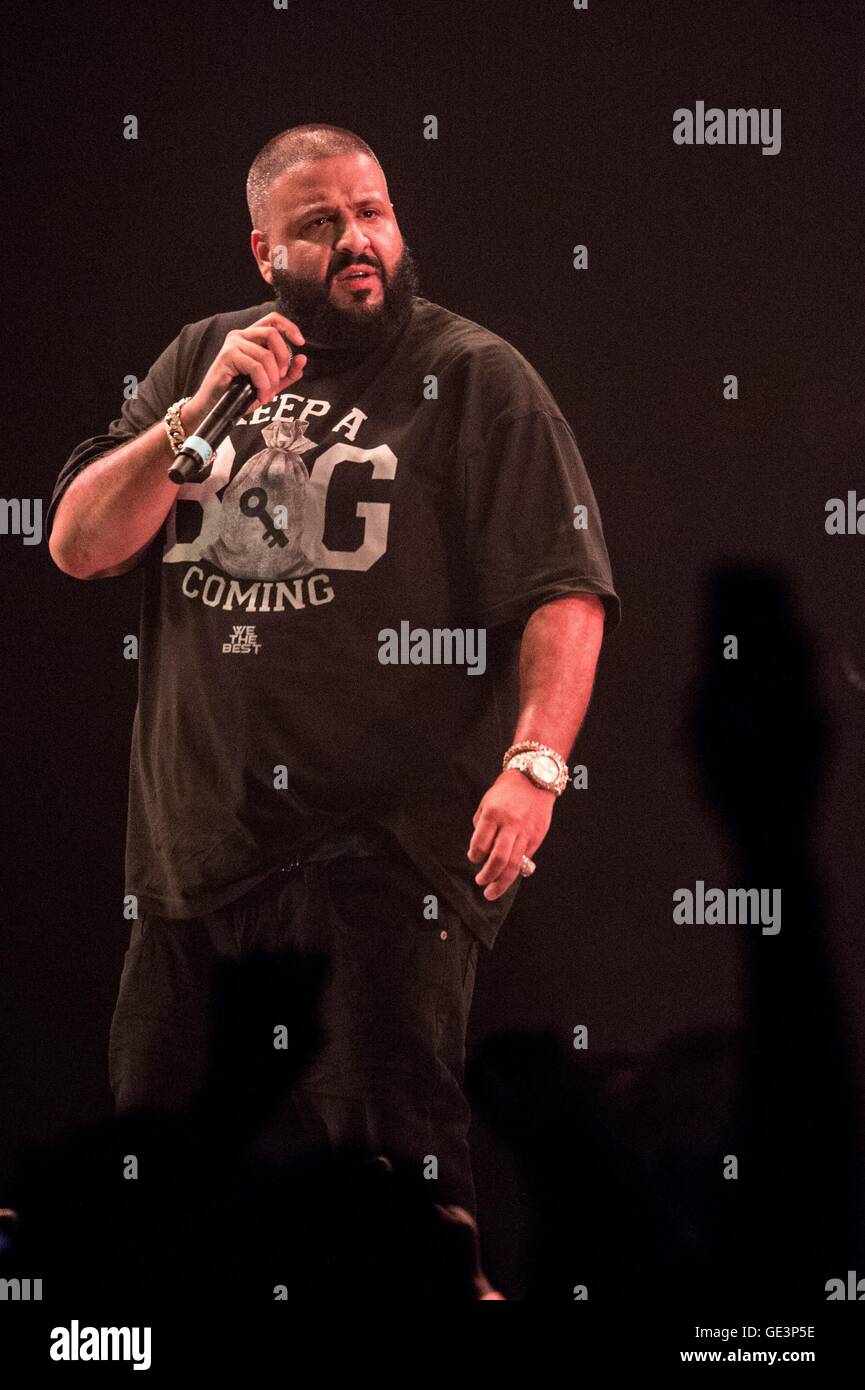 New York, NY, USA. 22nd July, 2016. DJ Khaled on stage for Panorama ...