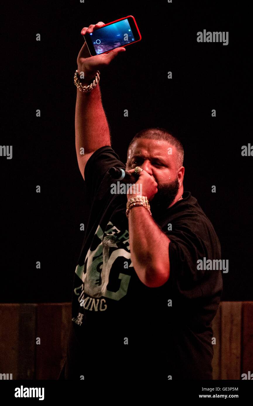 New York, NY, USA. 22nd July, 2016. DJ Khaled on stage for Panorama ...
