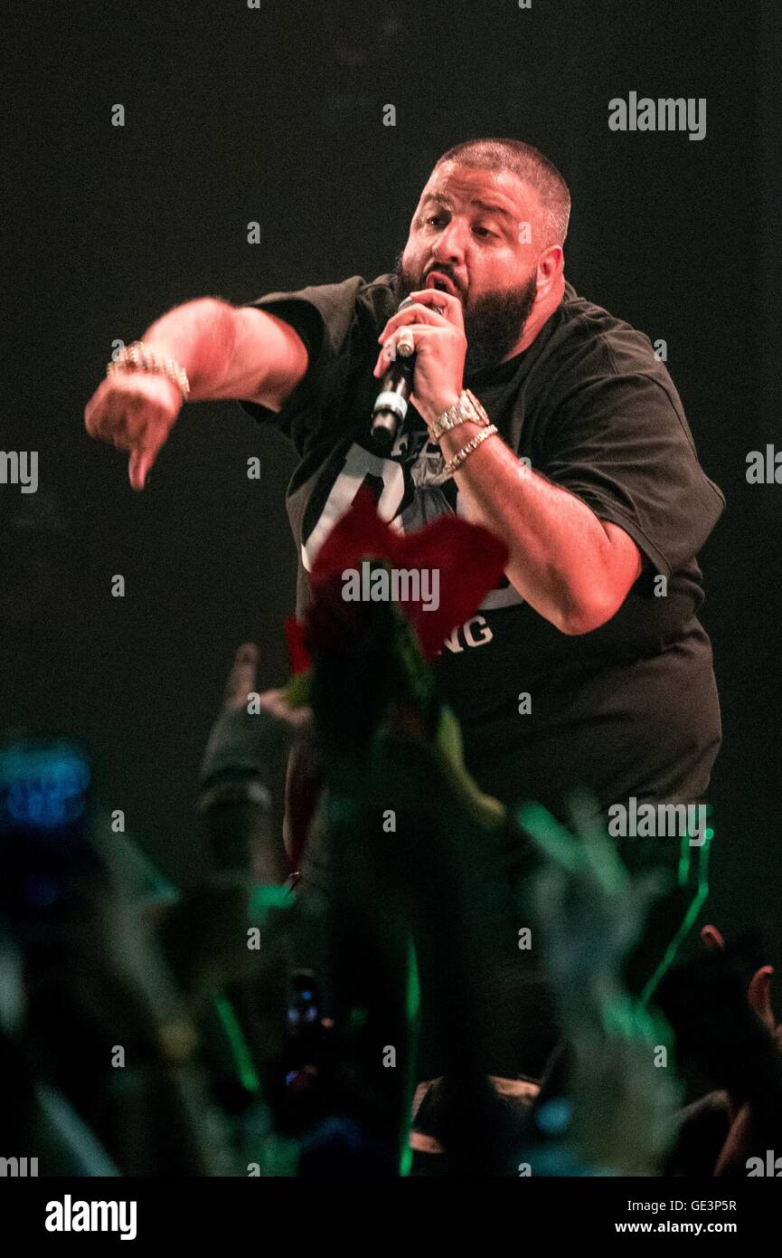 New York, NY, USA. 22nd July, 2016. DJ Khaled on stage for Panorama ...