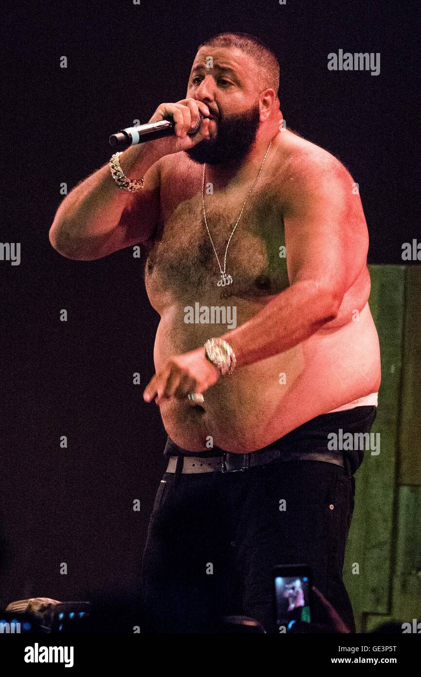 New York, NY, USA. 22nd July, 2016. DJ Khaled on stage for Panorama ...