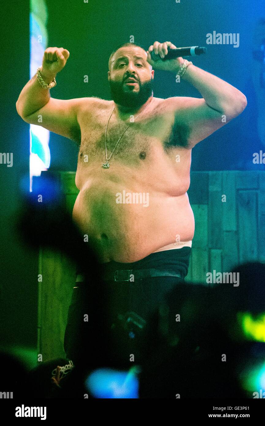 New York, NY, USA. 22nd July, 2016. DJ Khaled on stage for Panorama ...