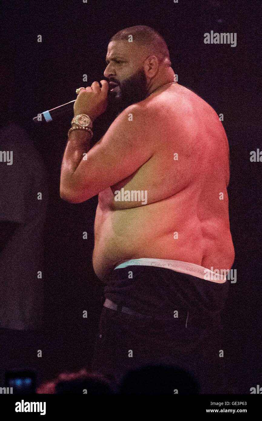 New York, NY, USA. 22nd July, 2016. DJ Khaled on stage for Panorama ...