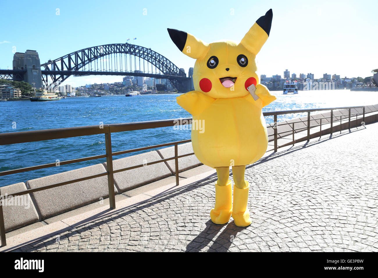 Sydney, Australia. 23 July 2016. Pikachu was released in Sydney’s ...