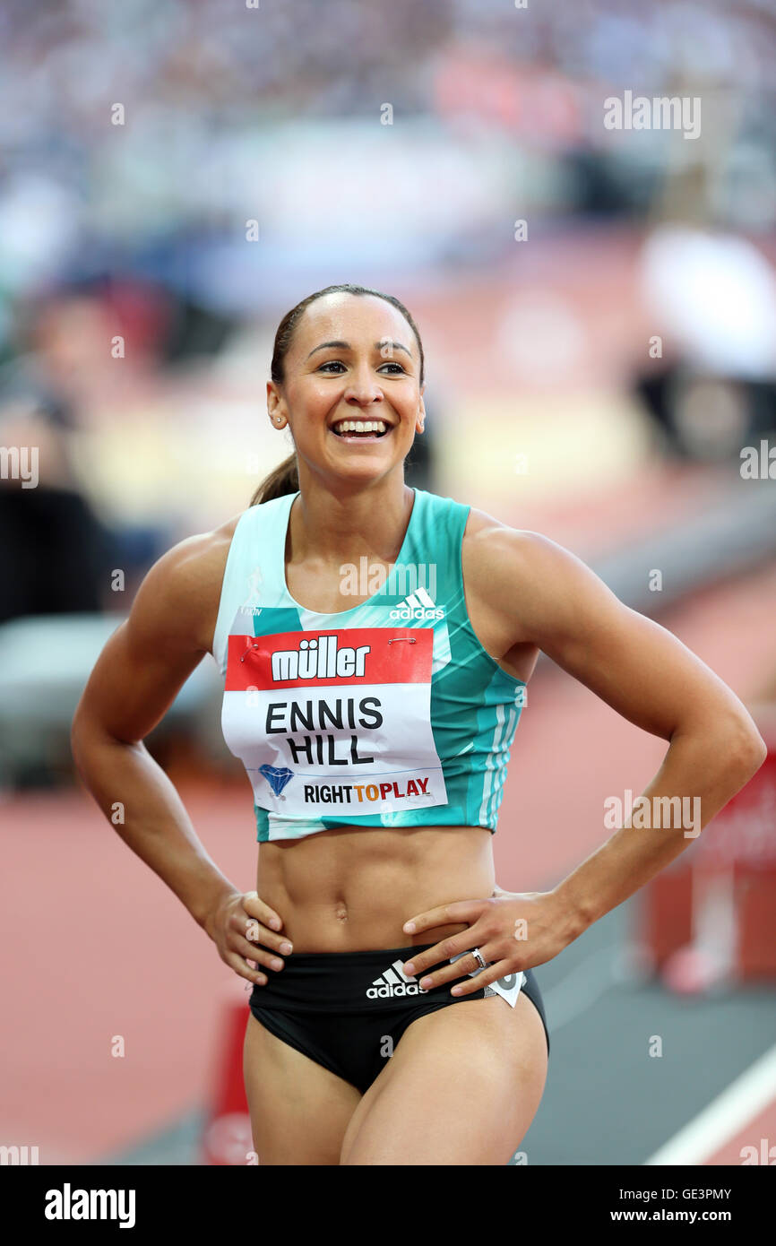 Jessica Ennis At London Games High Resolution Stock Photography and ...