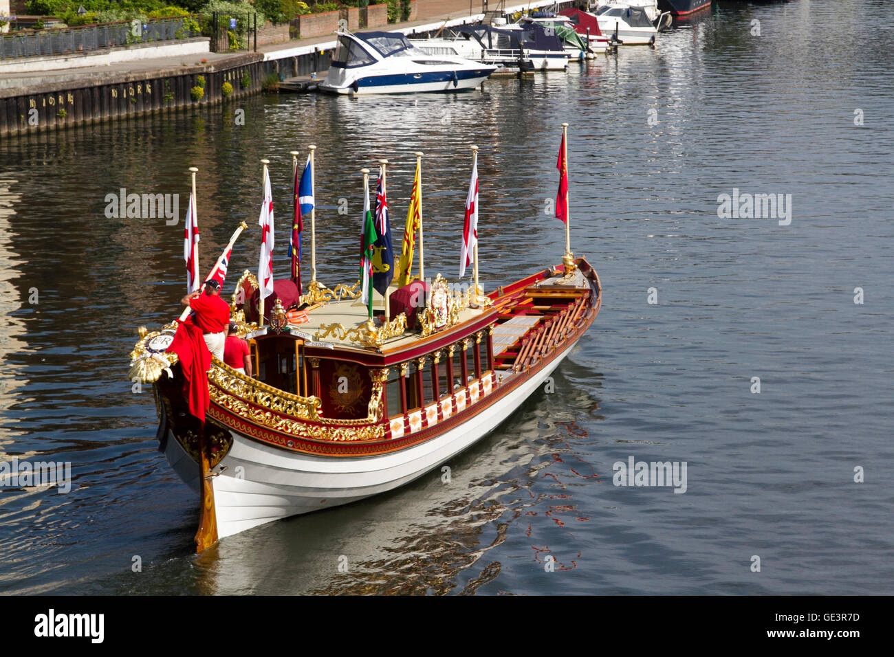 British royal barge hi-res stock photography and images - Alamy
