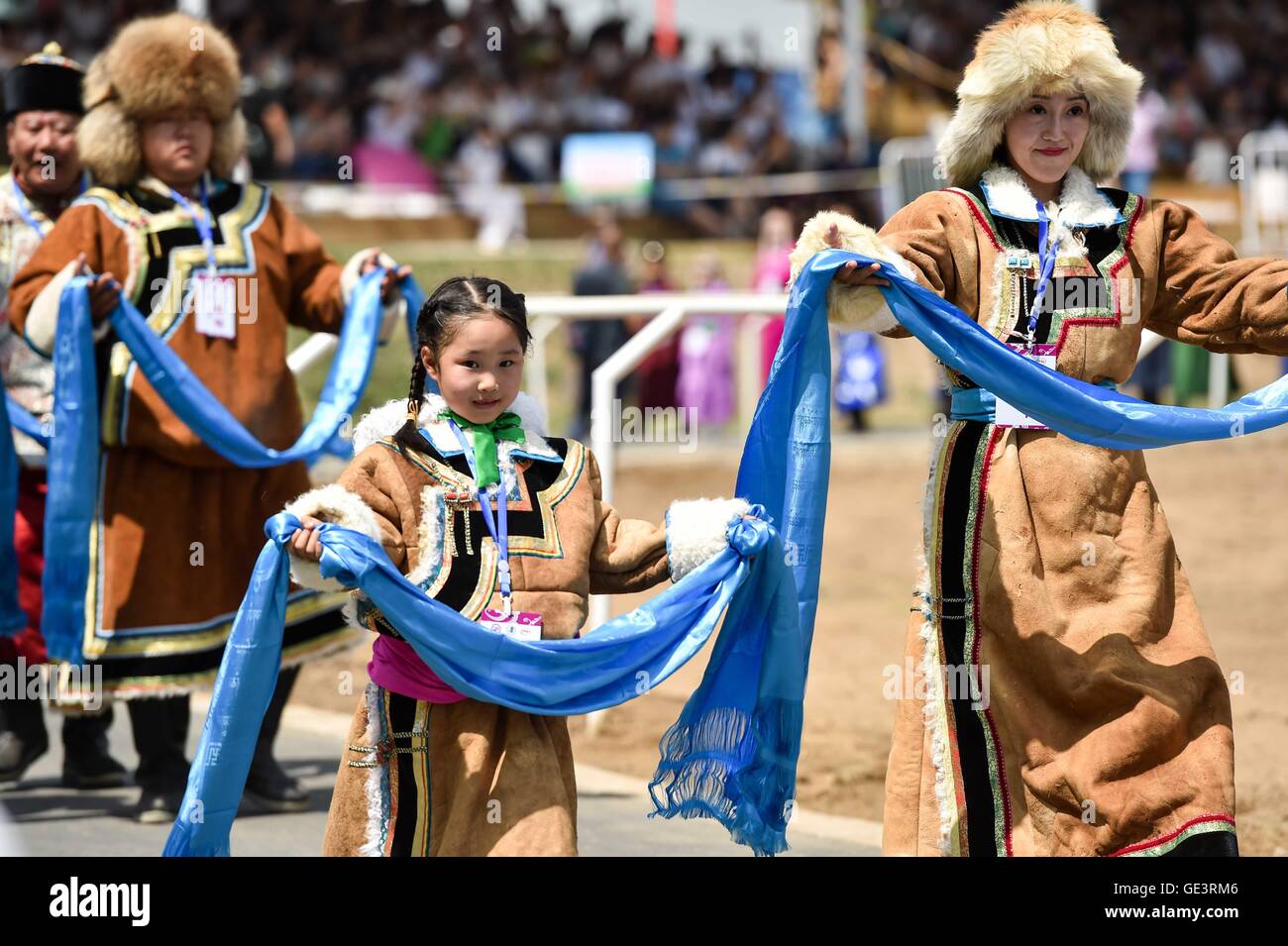 Hohhot, Inner Mongolia Autonomous Region. 23rd July, 2016. Models ...