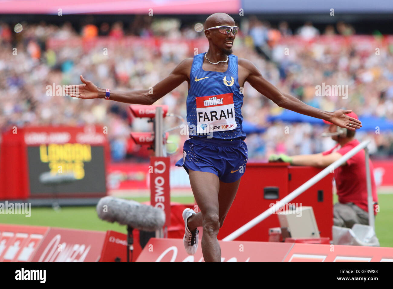 Olympic 5000m run hi-res stock photography and images - Alamy