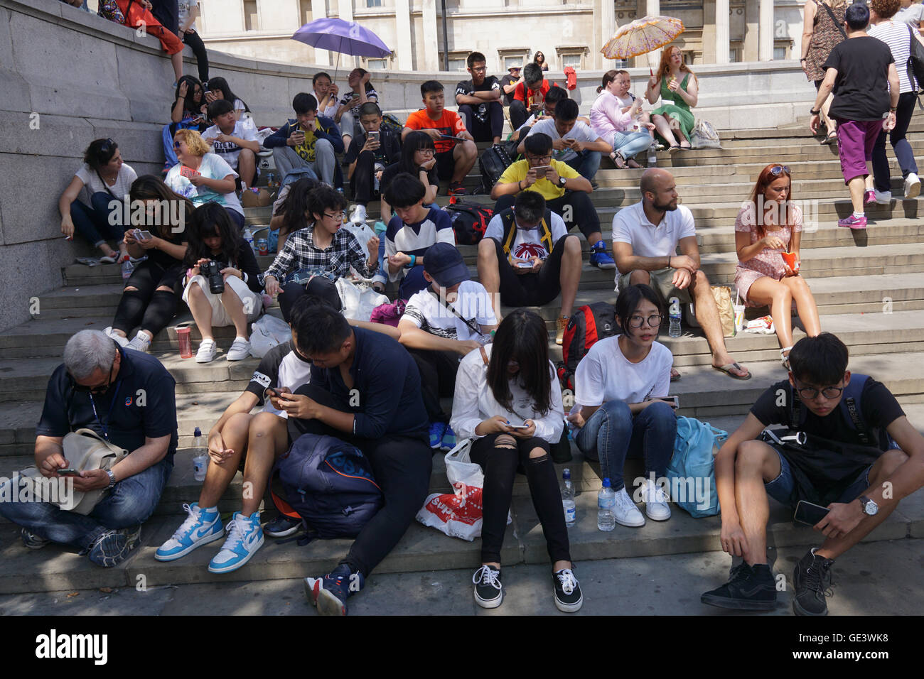 London, England, UK. 2nd July, 2016. International buskers from al over ...