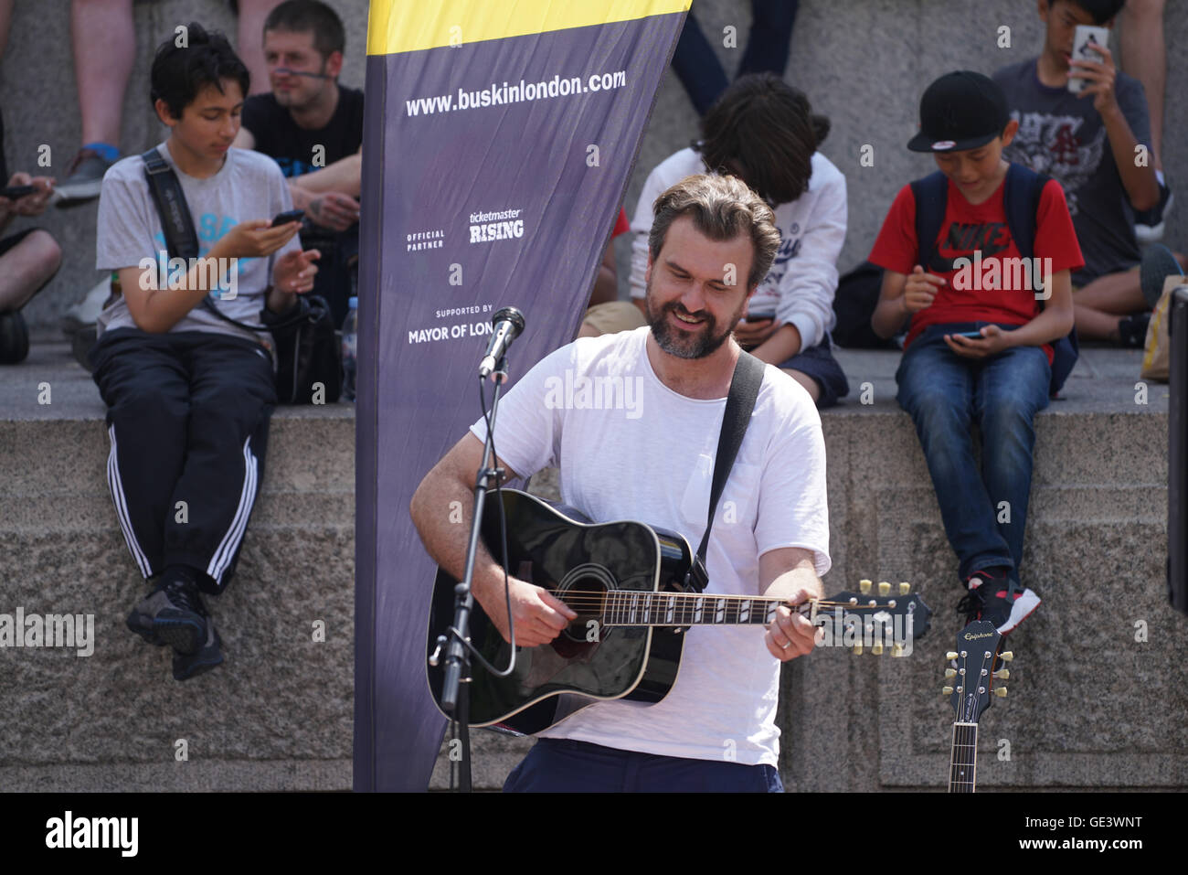 London, England, UK. 2nd July, 2016. International buskers from al over ...