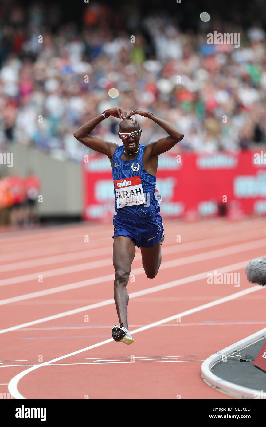 Mo farah racing diamond league hi-res stock photography and images - Alamy