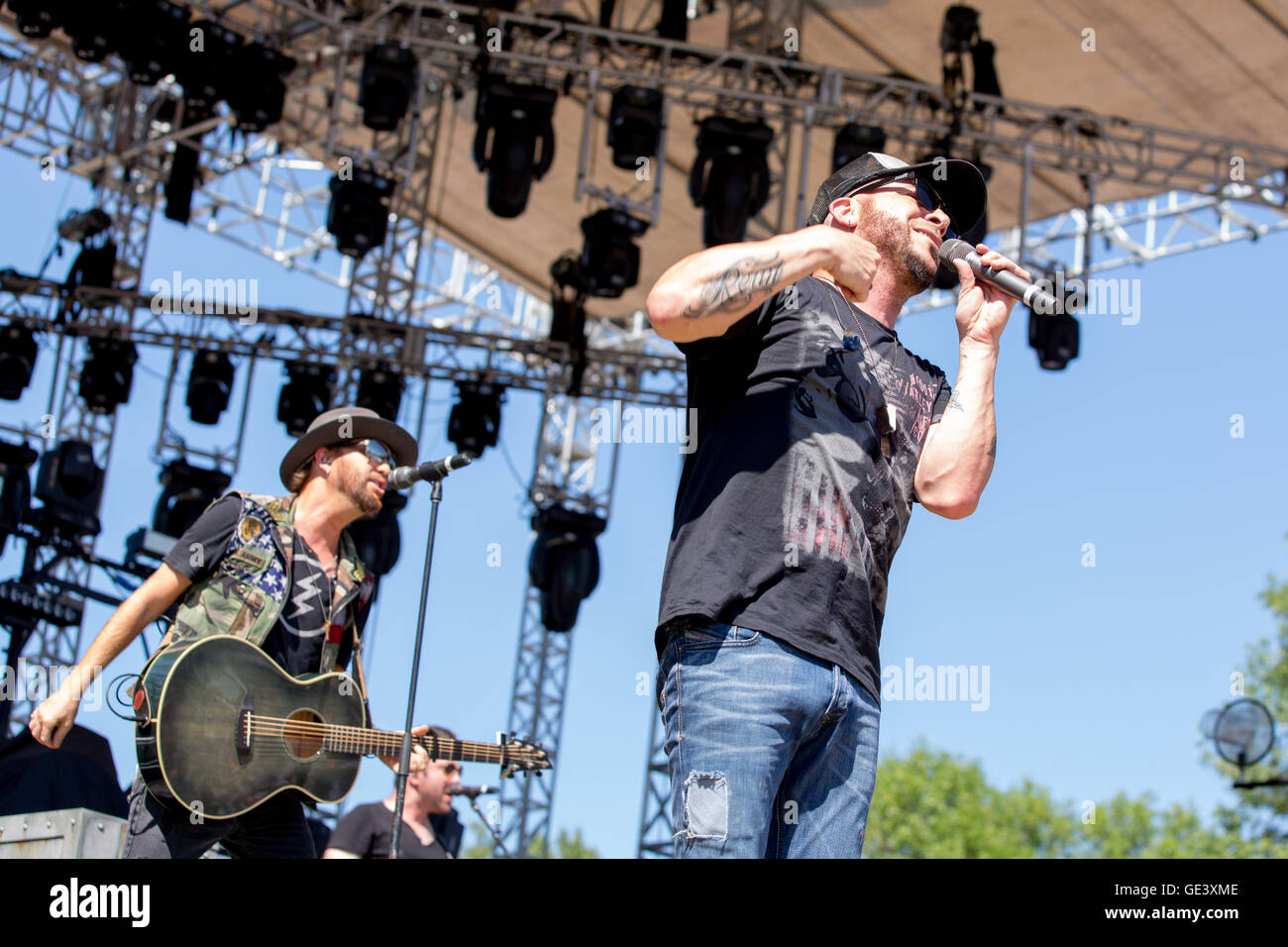 Eau Claire, Wisconsin, USA. 22nd July, 2016. PRESTON BRUST and CHRIS ...