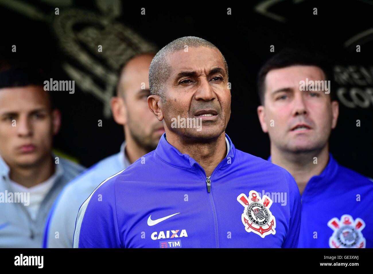 Cristovao Borges Corinthians coach during the match between Corinthians ...