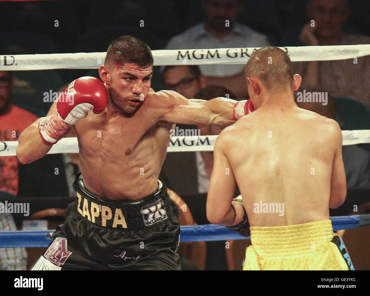 Las Vegas, Nevada, USA. 23rd July, 2016. Chinese boxer Lianhui Yang ...