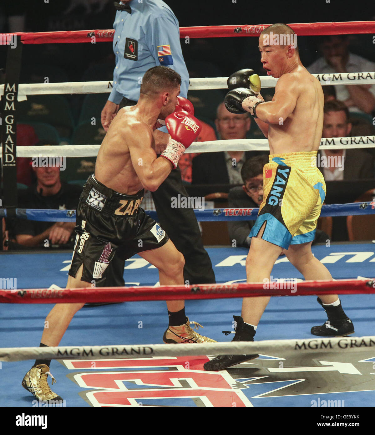 Las Vegas, Nevada, USA. 23rd July, 2016. Chinese boxer Lianhui Yang ...
