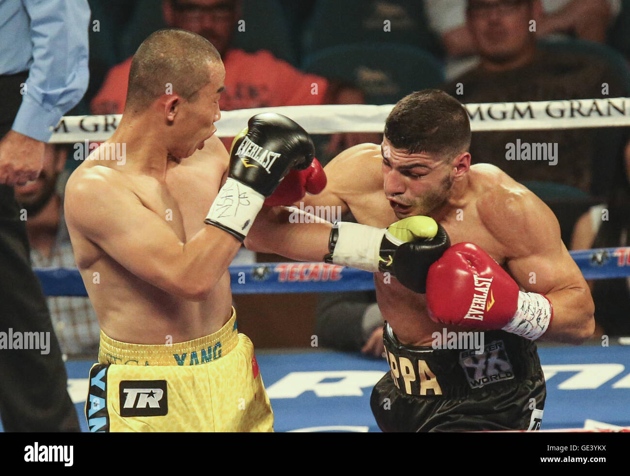 Las Vegas, Nevada, USA. 23rd July, 2016. Chinese boxer Lianhui Yang ...