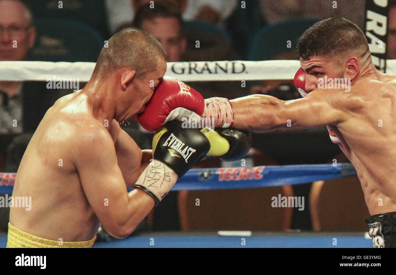 Las Vegas, Nevada, USA. 23rd July, 2016. Chinese boxer Lianhui Yang ...