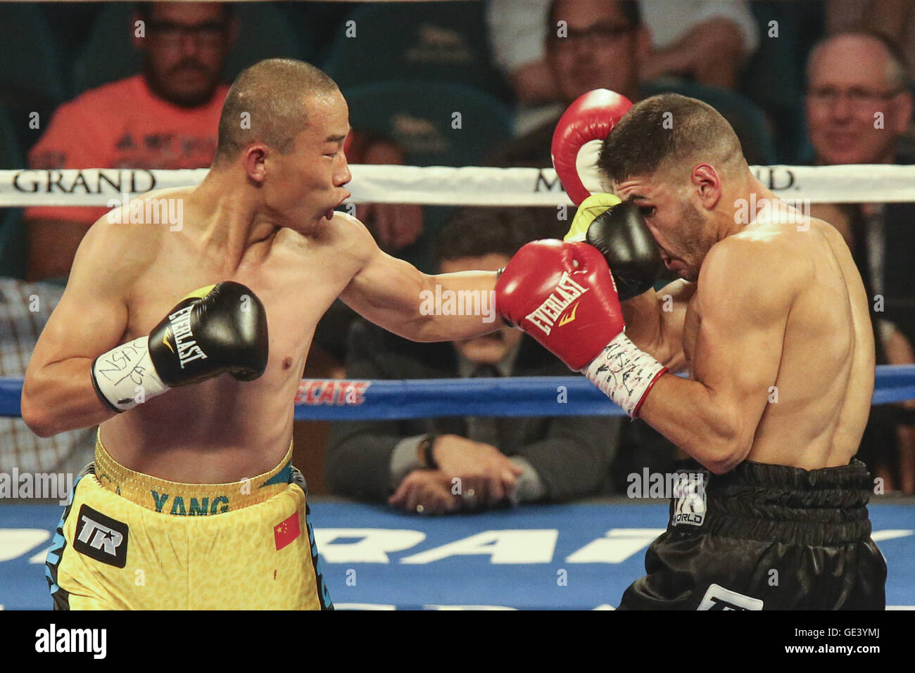 Las Vegas, Nevada, USA. 23rd July, 2016. Chinese boxer Lianhui Yang ...