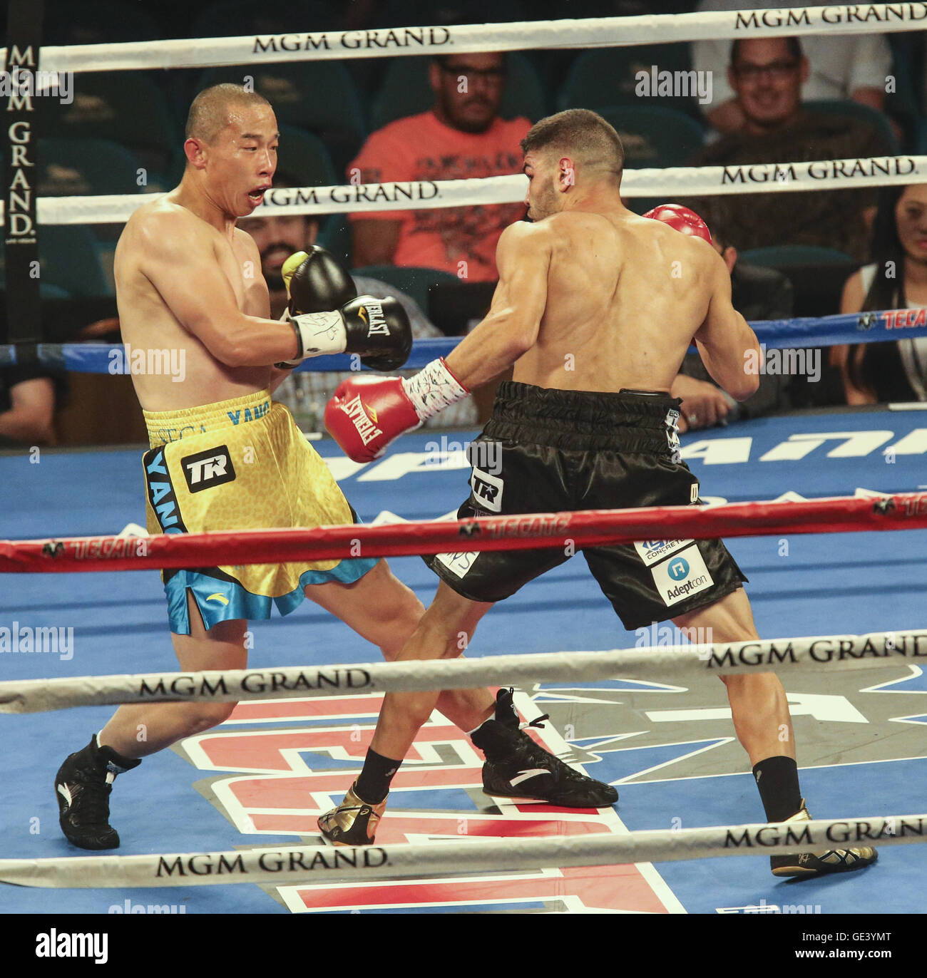 Las Vegas, Nevada, USA. 23rd July, 2016. Chinese boxer Lianhui Yang ...