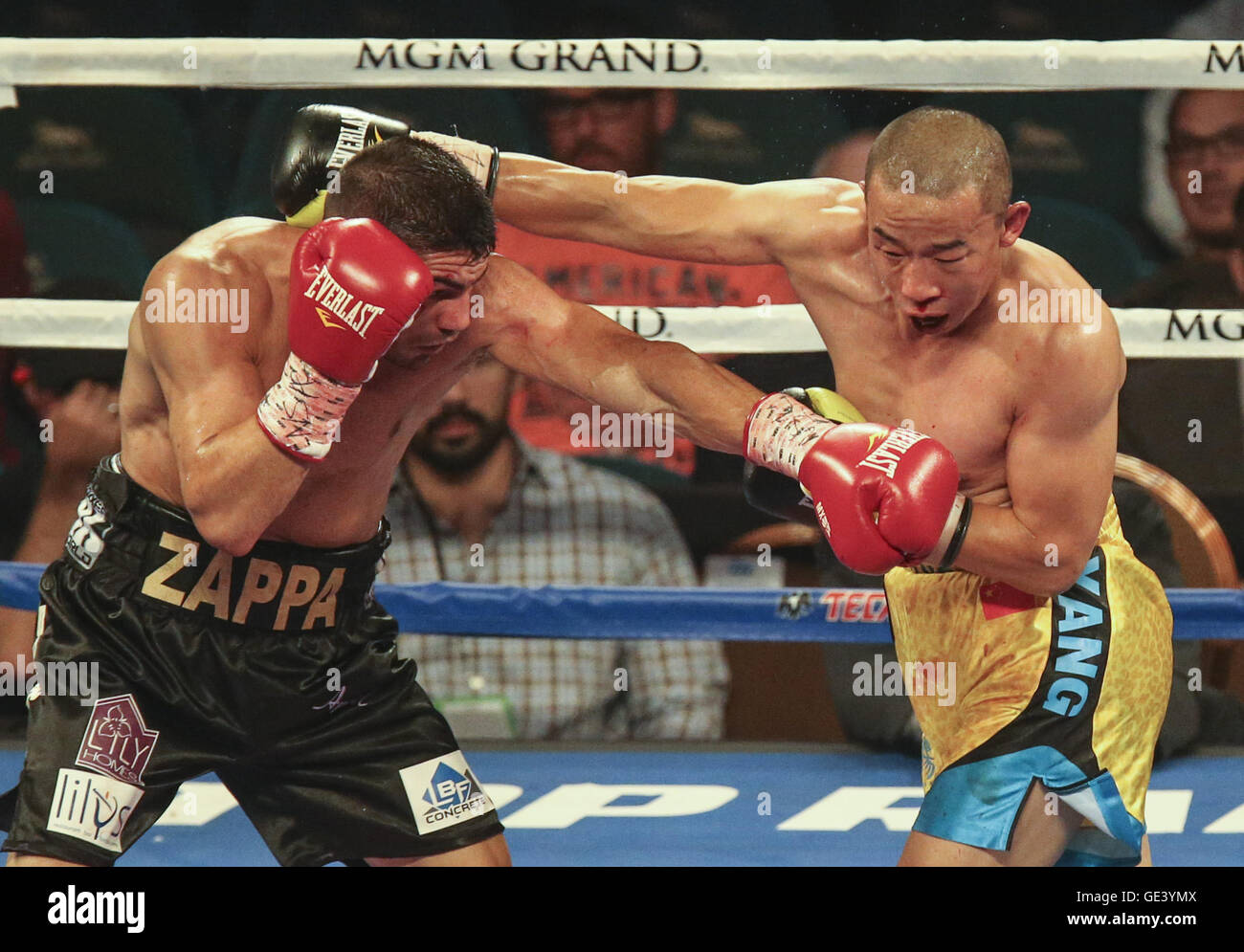 Las Vegas, Nevada, USA. 23rd July, 2016. Chinese boxer Lianhui Yang ...