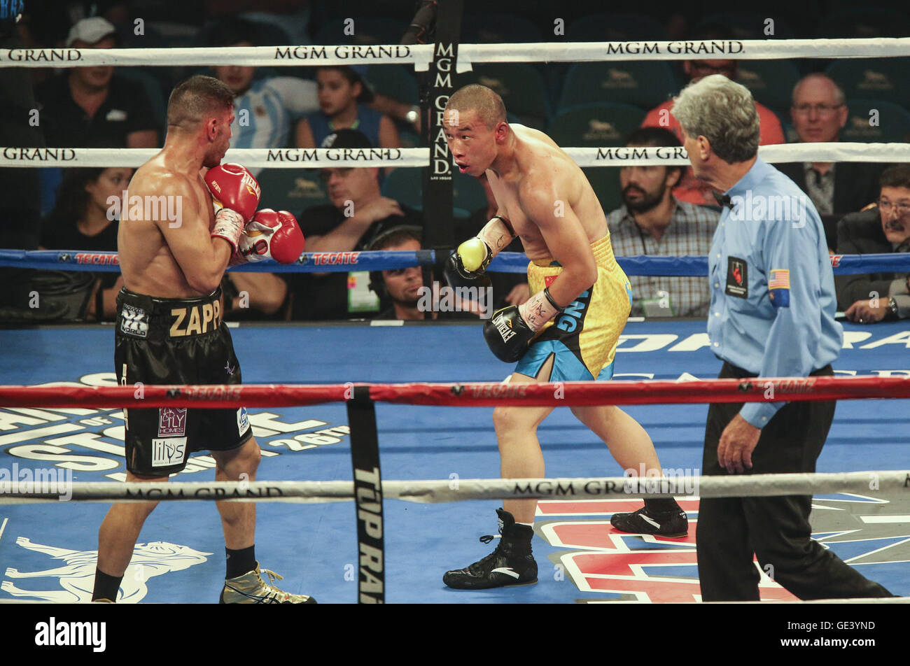 Las Vegas, Nevada, USA. 23rd July, 2016. Chinese boxer Lianhui Yang ...