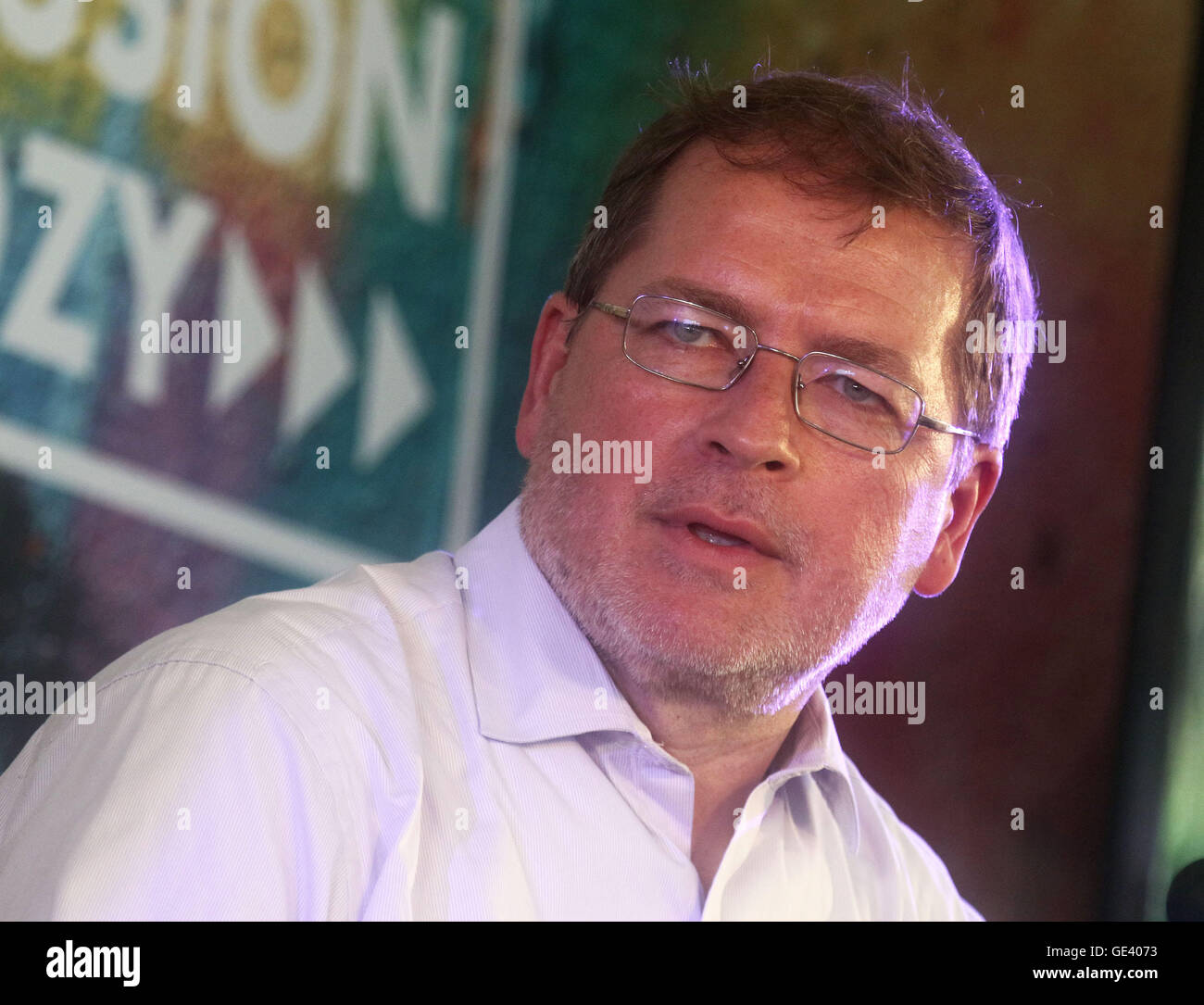 New York, New York, USA. 23rd July, 2016. Founder of Americans for Tax ...