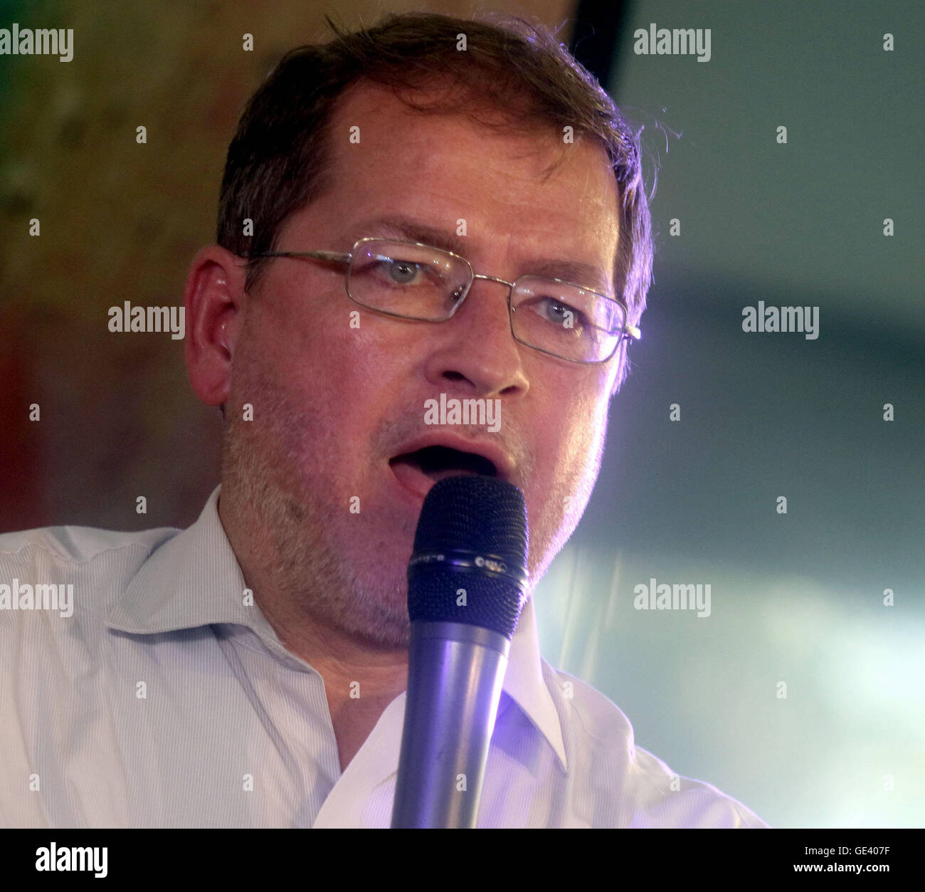 New York, New York, USA. 23rd July, 2016. Founder of Americans for Tax ...