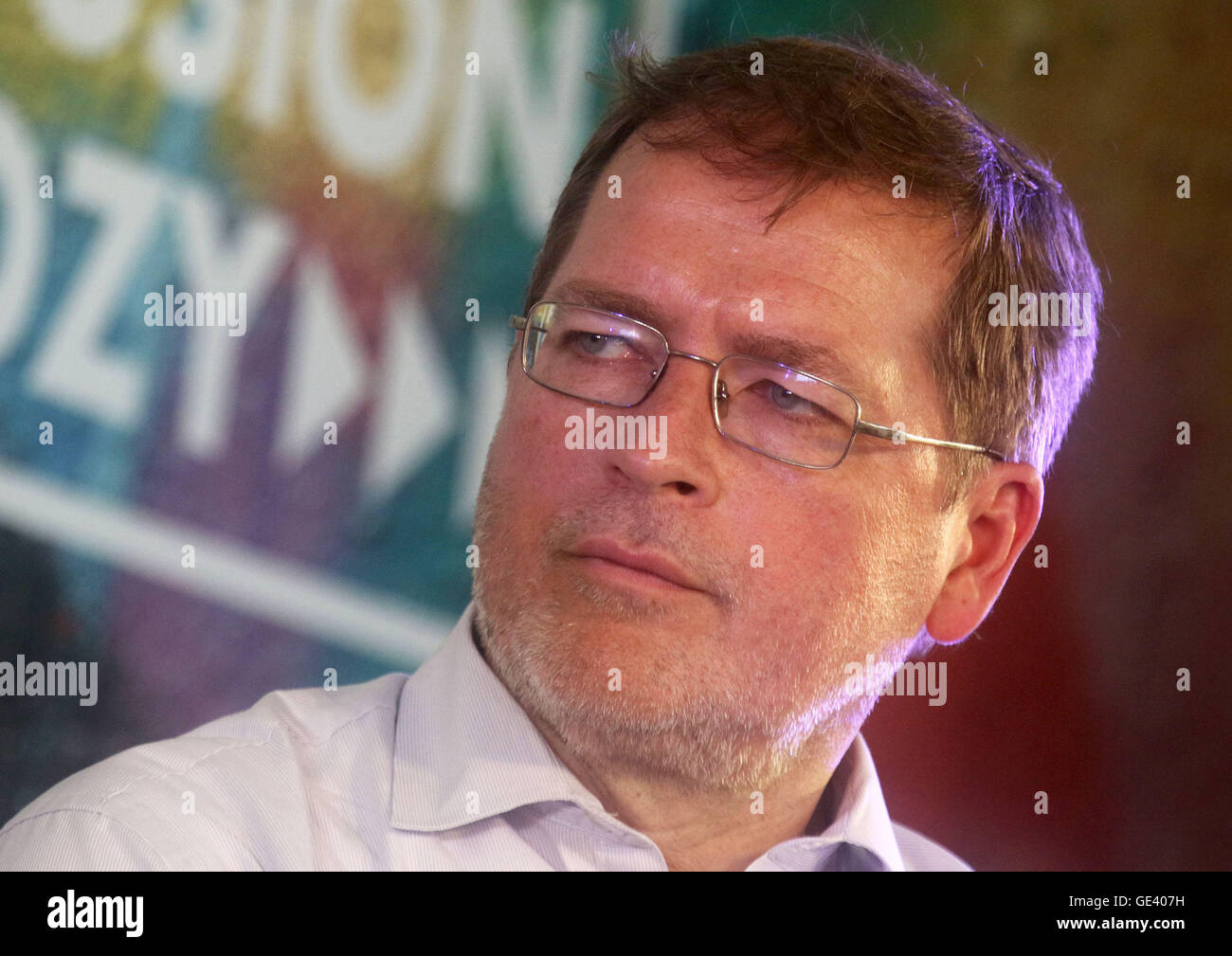 New York, New York, USA. 23rd July, 2016. Founder of Americans for Tax ...