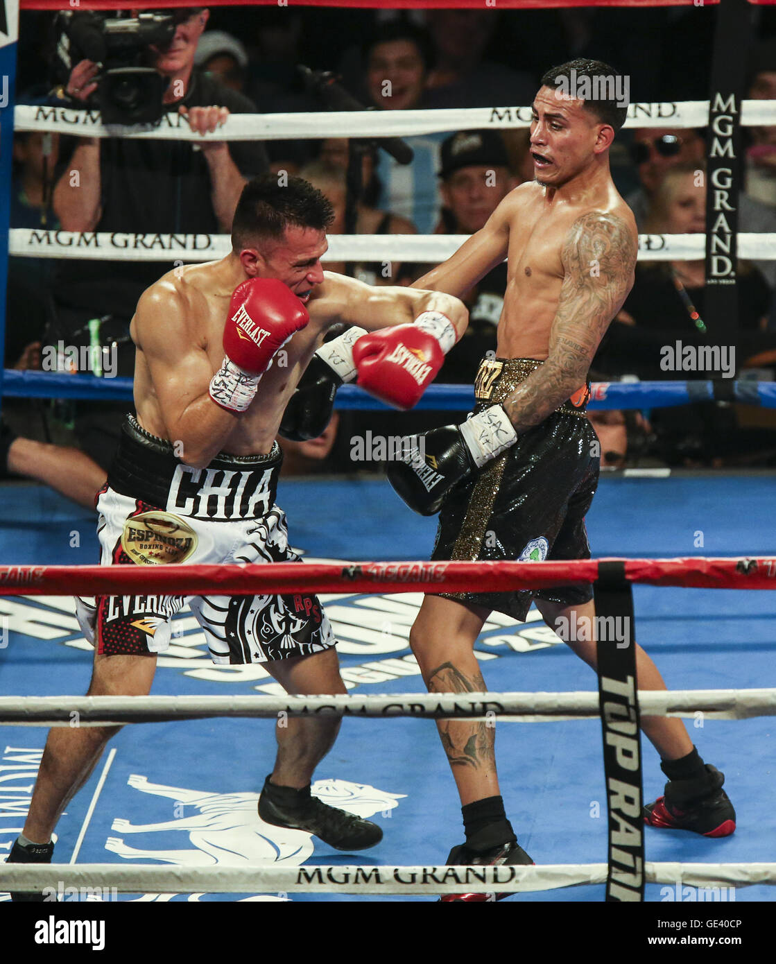 Las Vegas, Nevada, USA. 23rd July, 2016. Jose Benavidez, Jr. fights ...