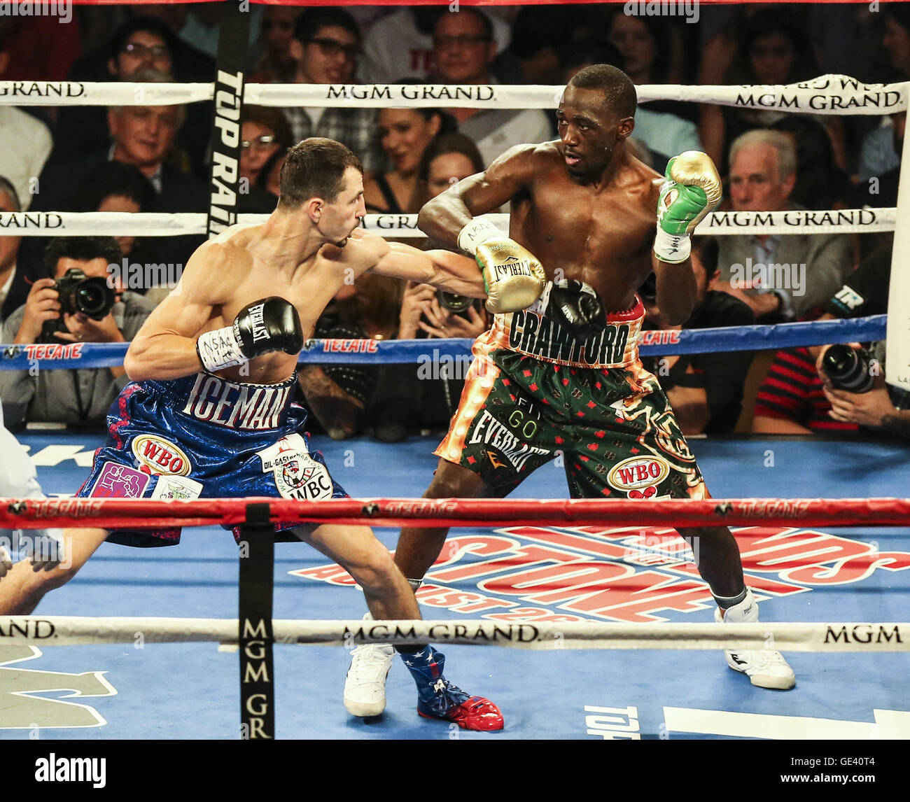 Las Vegas, Nevada, USA. 23rd July, 2016. Terence Crawford fights ...