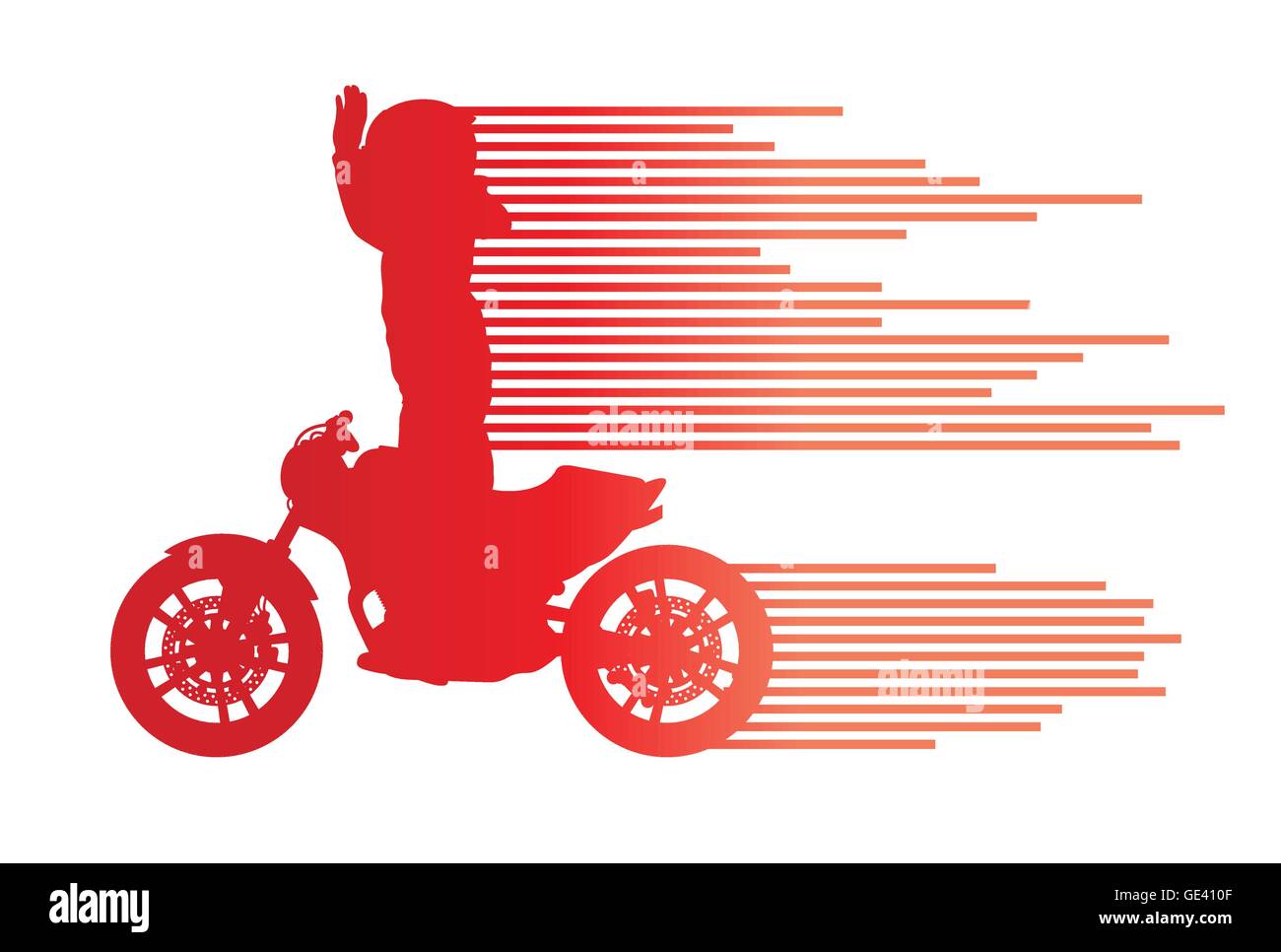 Teenager male bicycle white background Stock Vector Images - Alamy