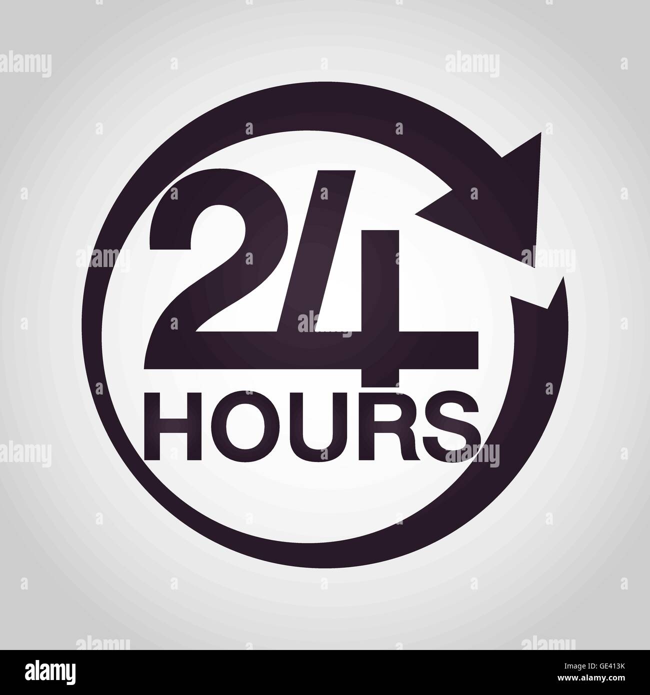 Twenty four seven time Stock Vector Images - Alamy