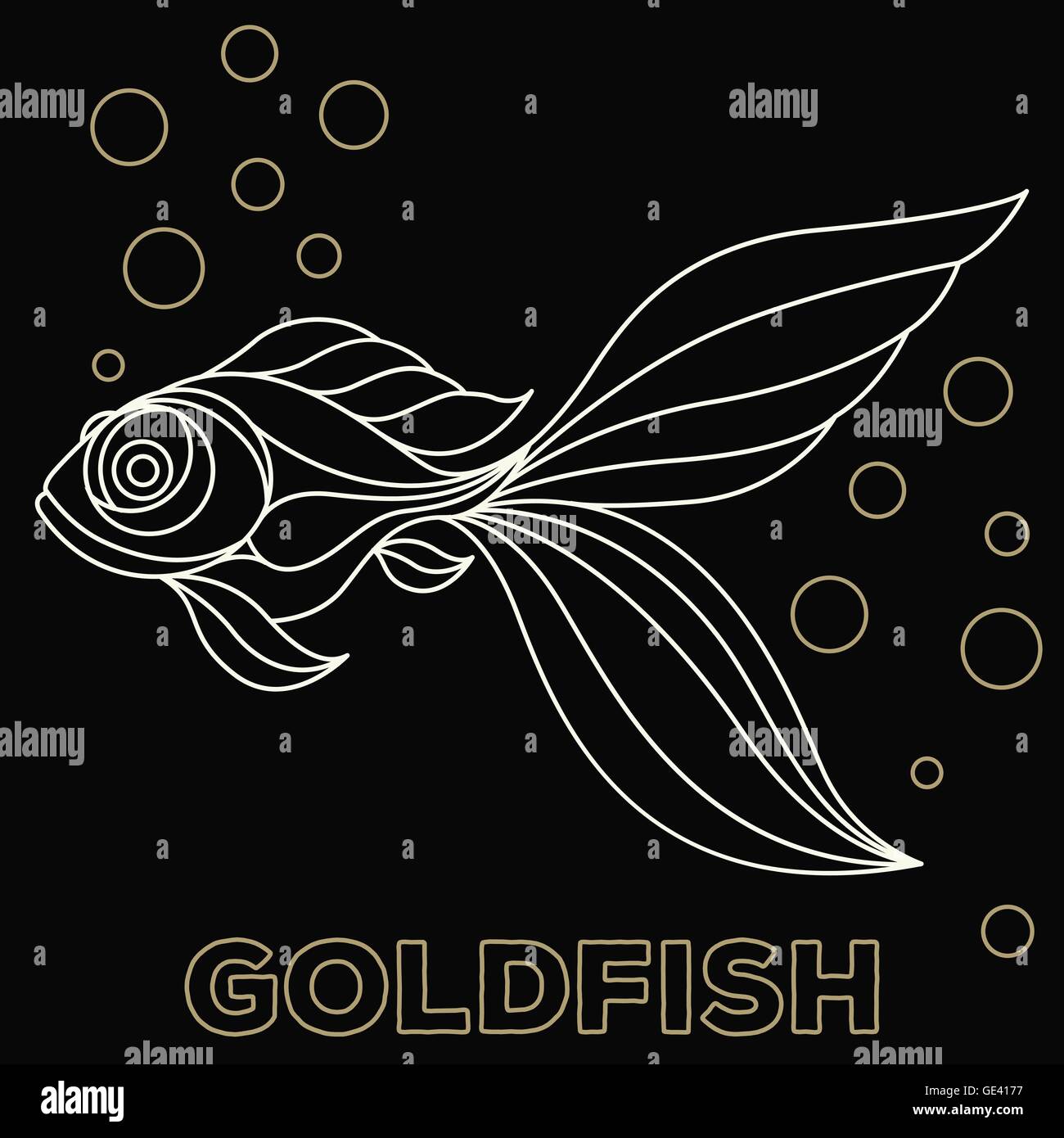 GoldFish logo vector Stock Vector Image & Art - Alamy