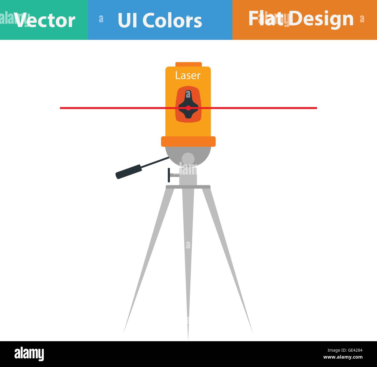 Laser technology construction level Stock Vector Images - Alamy