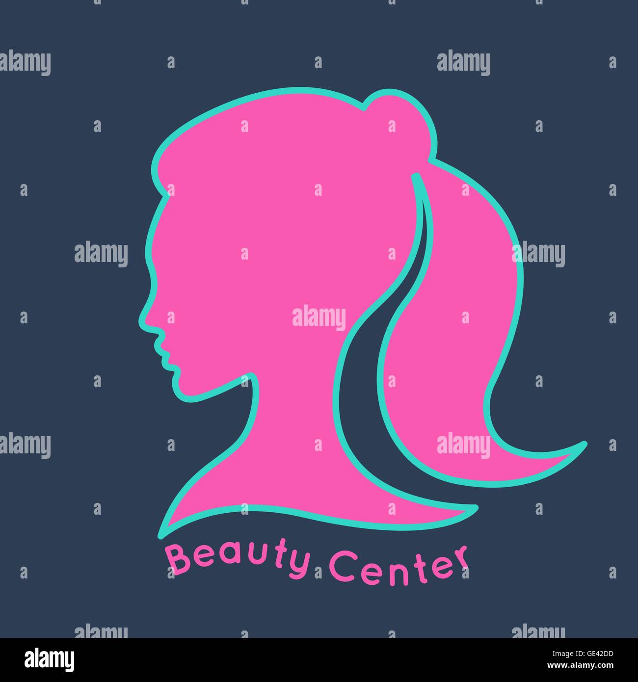 Beauty Center logo vector Stock Vector Image & Art - Alamy