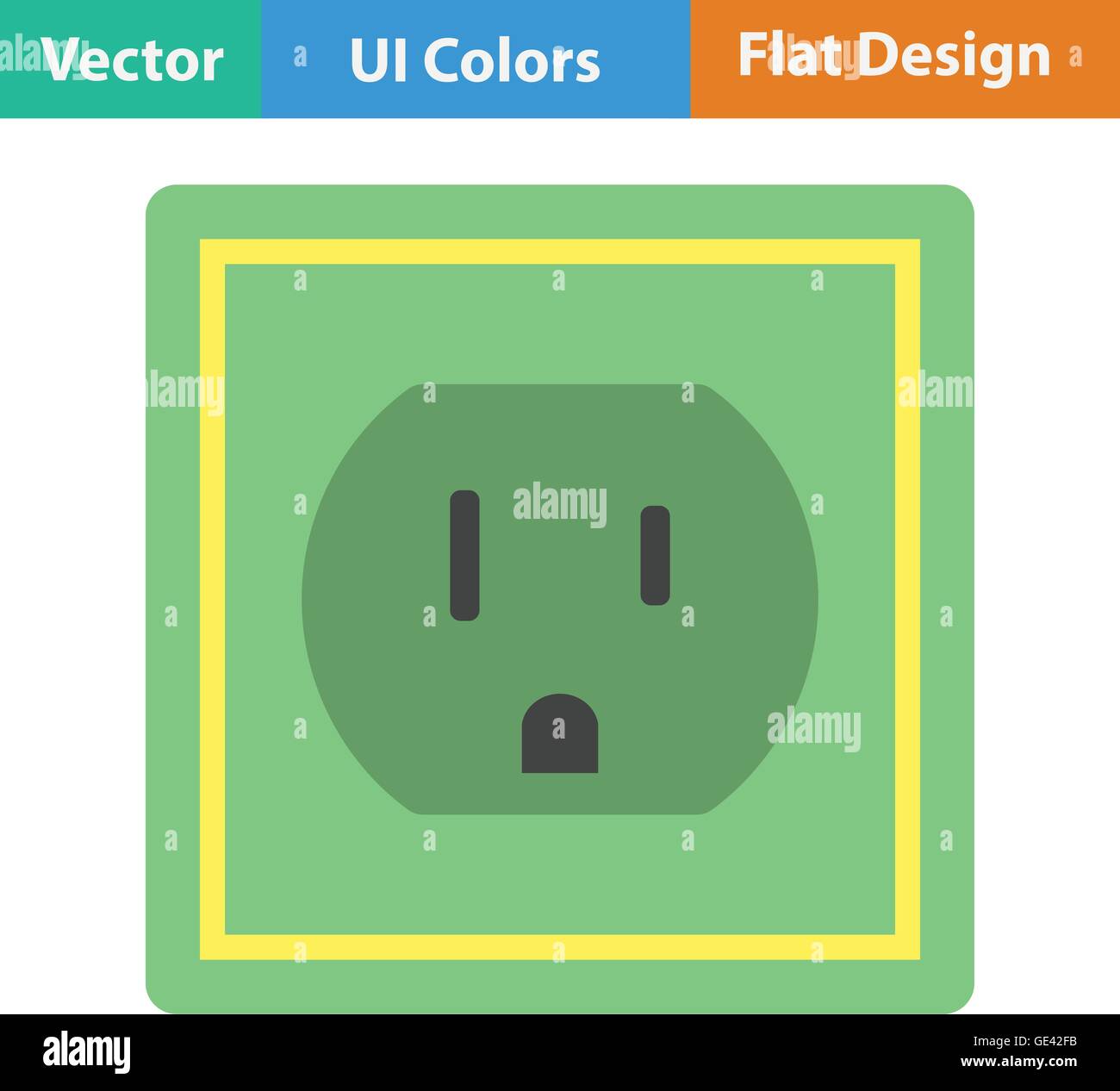 Electrical outlet cover Stock Vector Images - Alamy