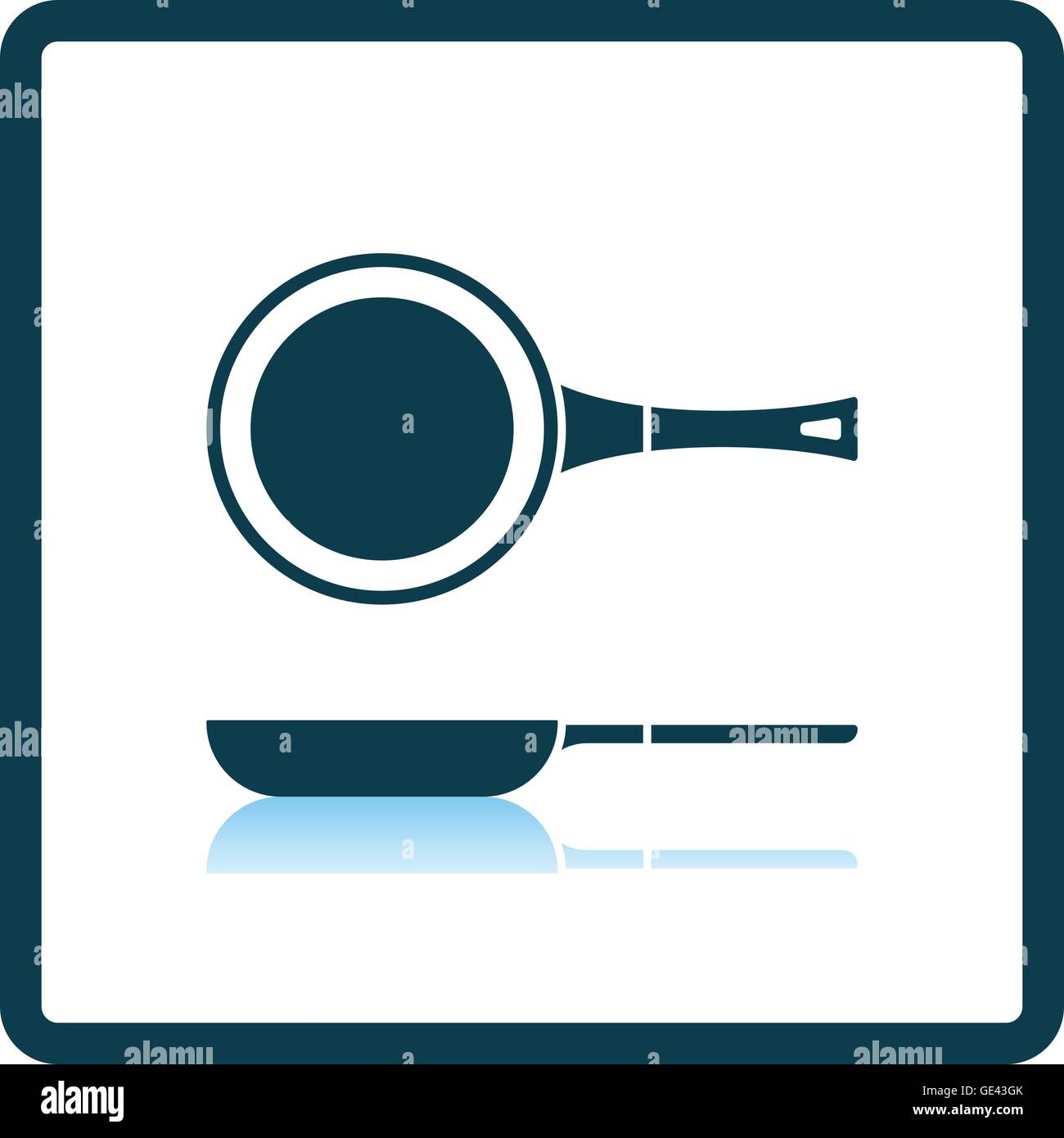 Modern fry pan skillet Stock Vector Images - Alamy