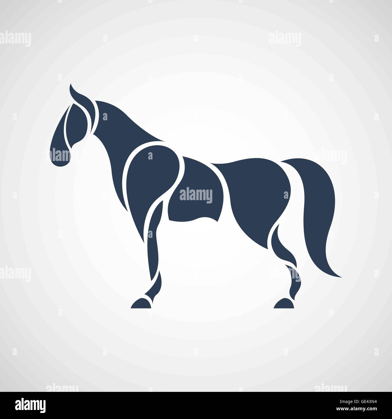 Horse logo vector Stock Vector Image & Art - Alamy