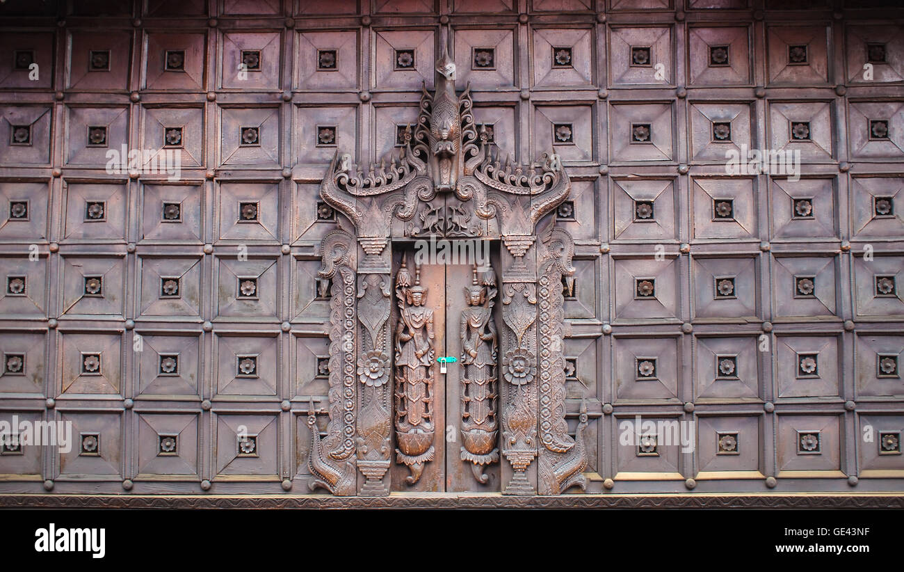 Bagaya Kyaung Monastery, Inwa Stock Photo - Alamy