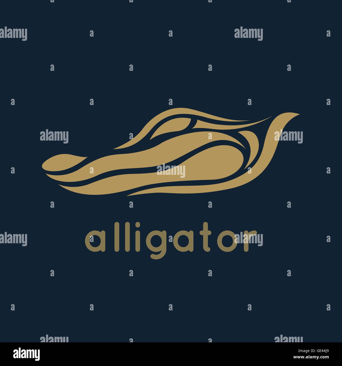alligator logo vector Stock Vector Image & Art - Alamy