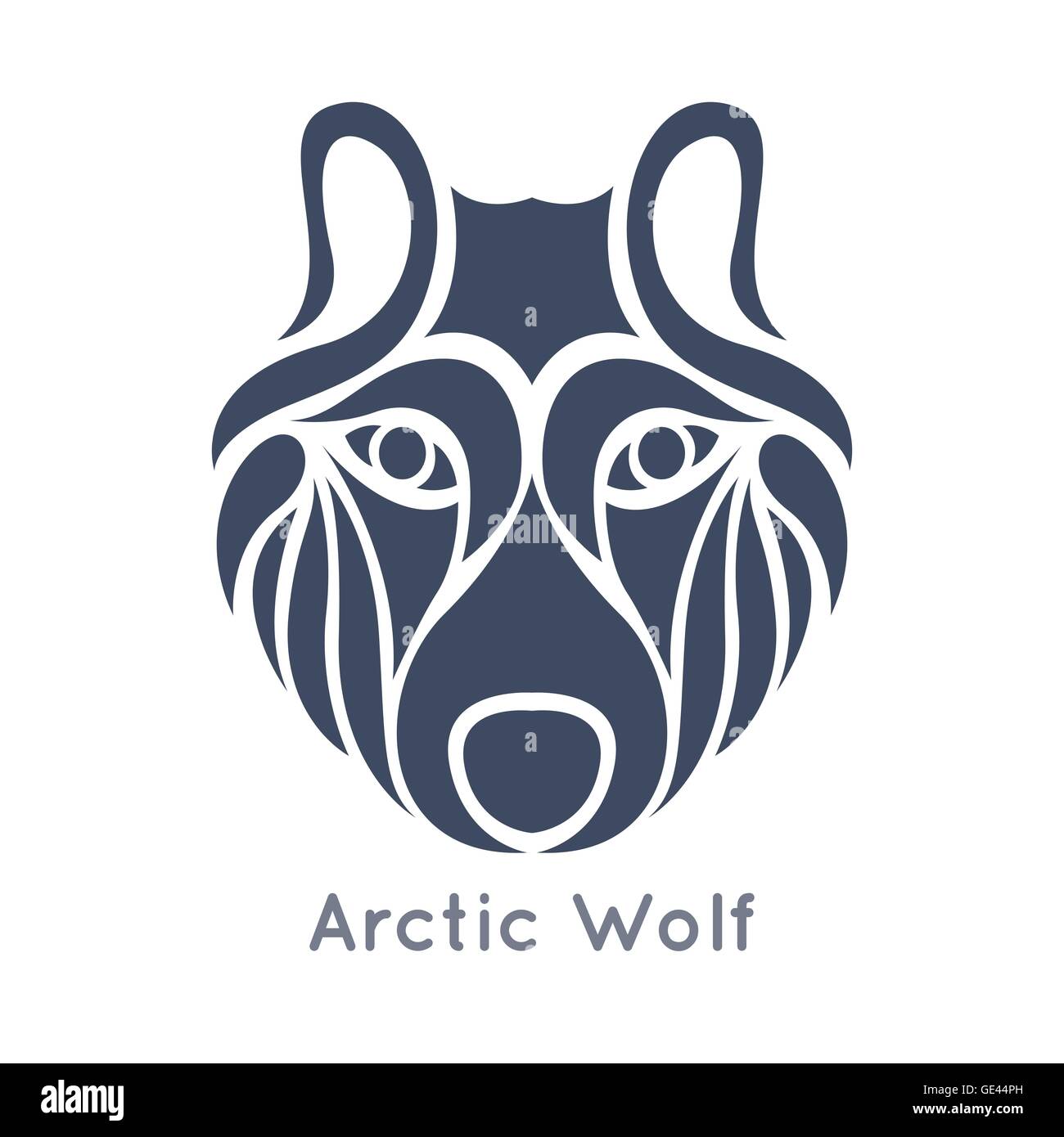arctic wolf logo vector Stock Vector Image & Art - Alamy