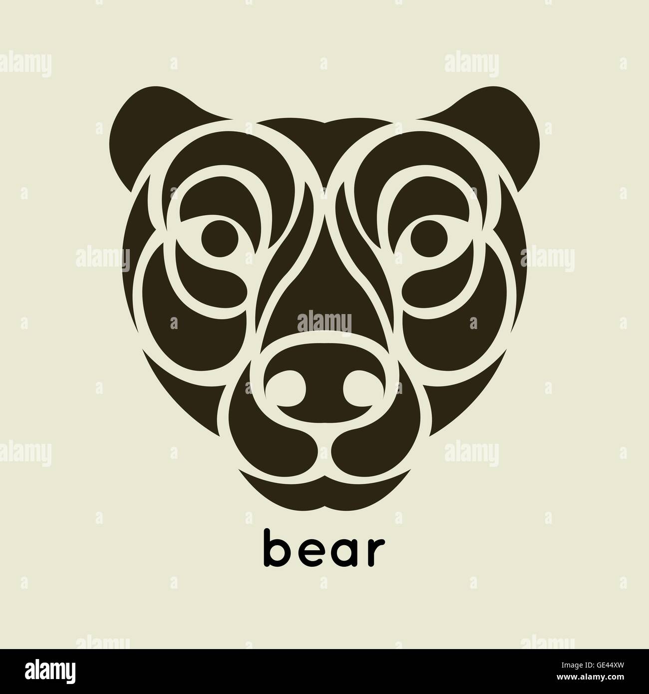 bear logo vector Stock Vector Image & Art - Alamy