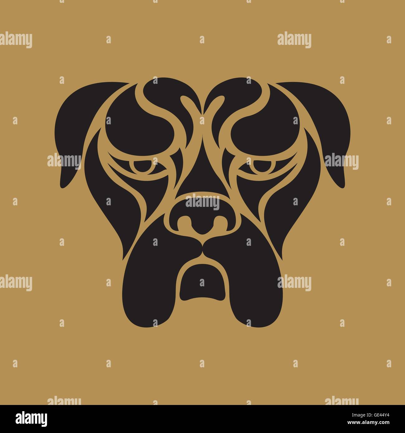 bulldog logo vector Stock Vector Image & Art - Alamy