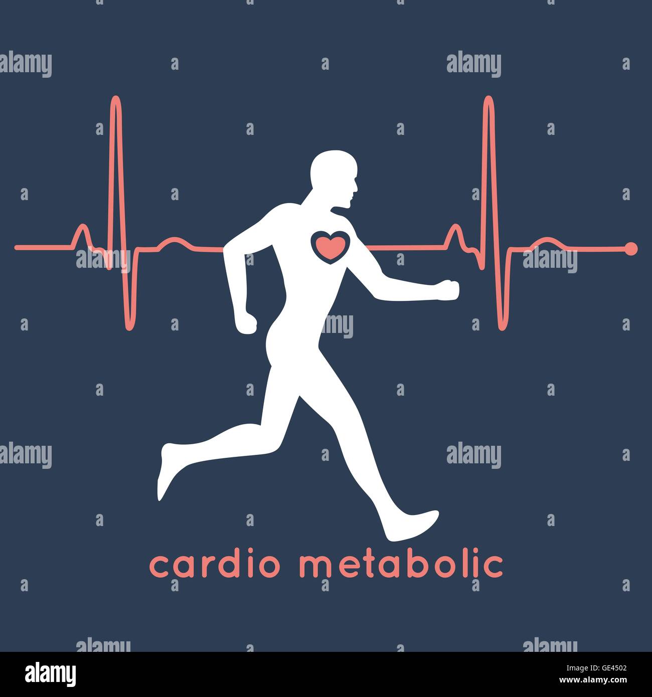 cardio metabolic logo vector Stock Vector Image & Art - Alamy
