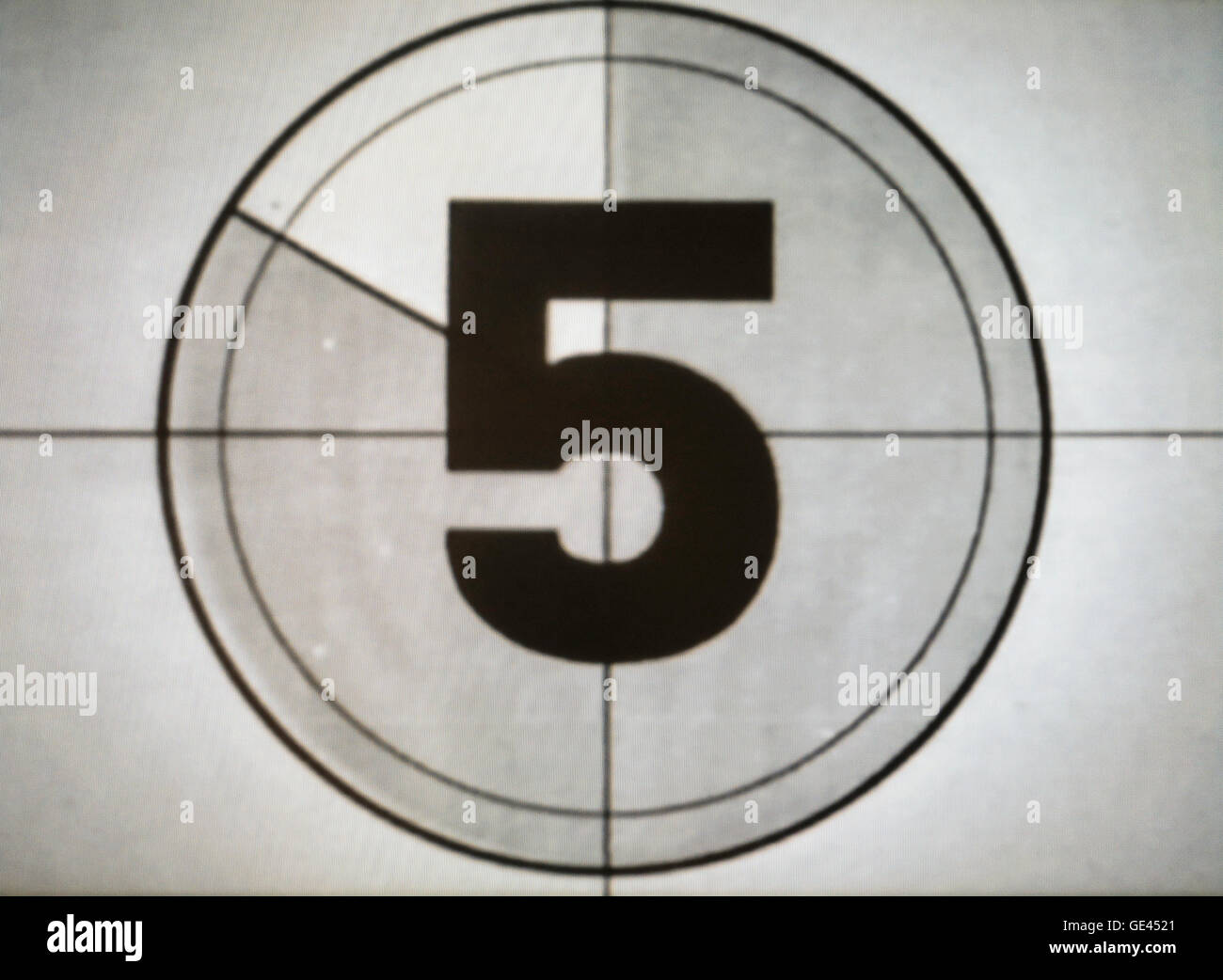 Vintage Test Pattern for TV Sound and Video Sync Stock Photo - Alamy