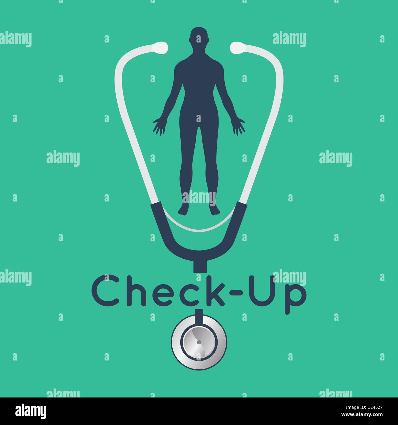 Medical check up logo vector Stock Vector Image & Art - Alamy