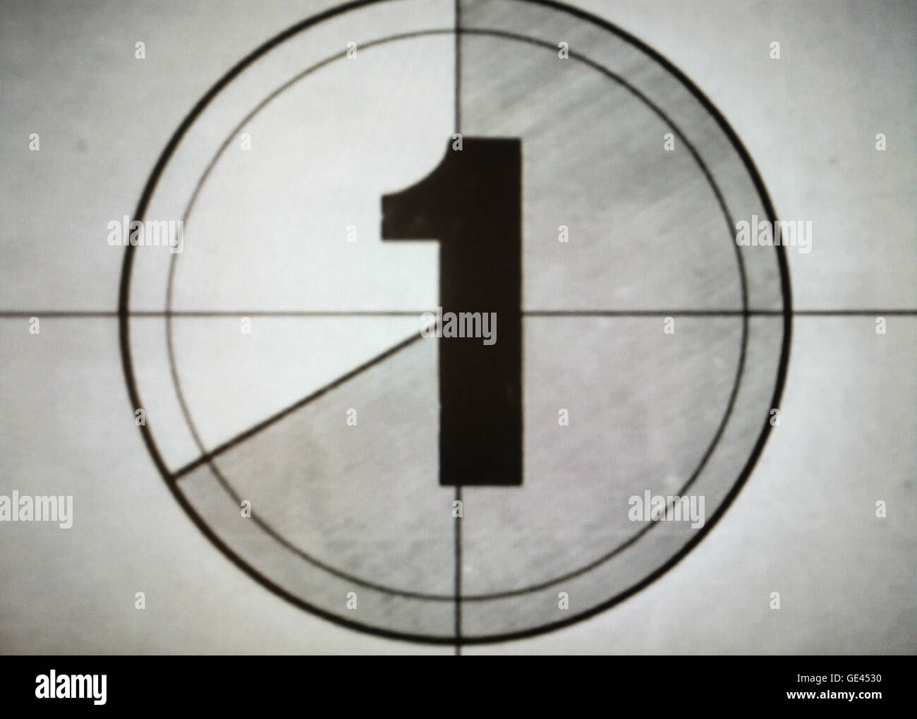 Vintage Test Pattern for TV Sound and Video Sync Stock Photo - Alamy